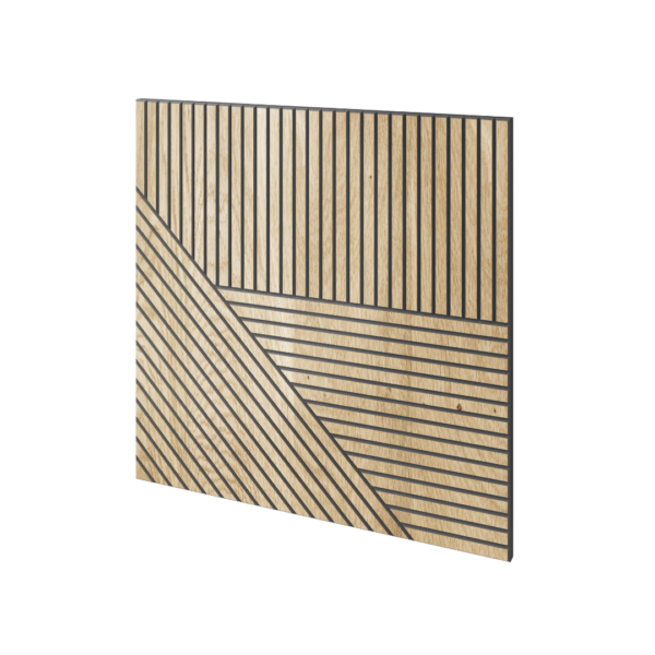 Freesitud seinapaneel tammevineer paneel 60x60 cm - Toledo - Prome