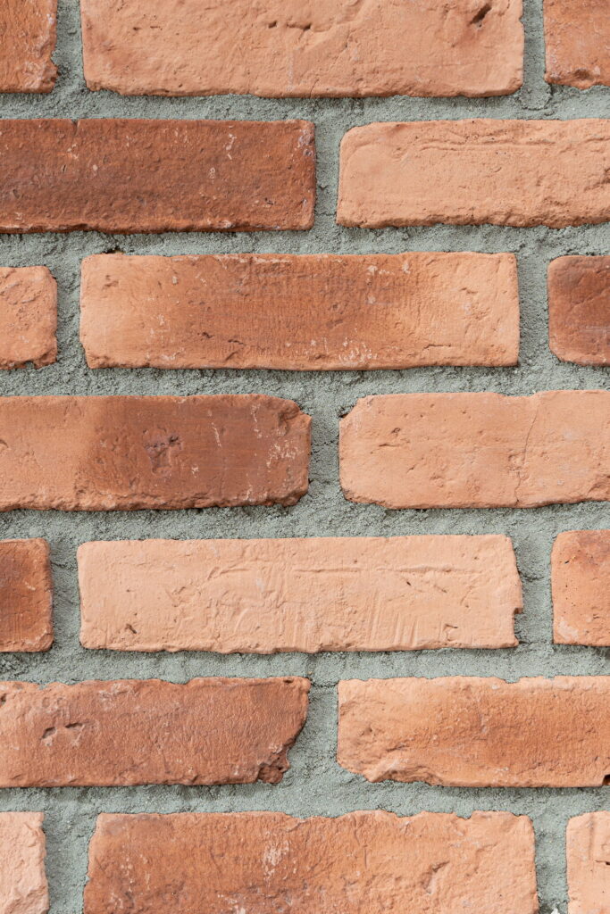 Modern stylised brick tiles on the wall - Prome