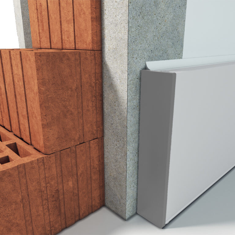 Floor skirting board with MDF 60mm high LC04-MDF06 - Prome